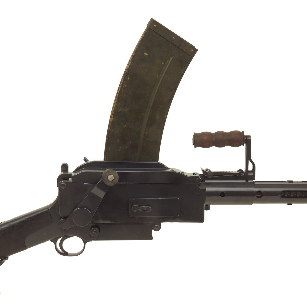 Original WWII Danish Madsen Display Light Machine Gun with Magazine ...