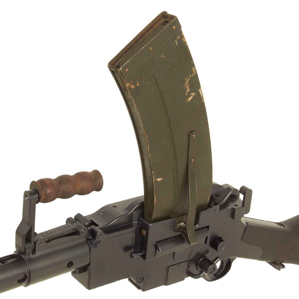Original WWII Danish Madsen Display Light Machine Gun with Magazine ...