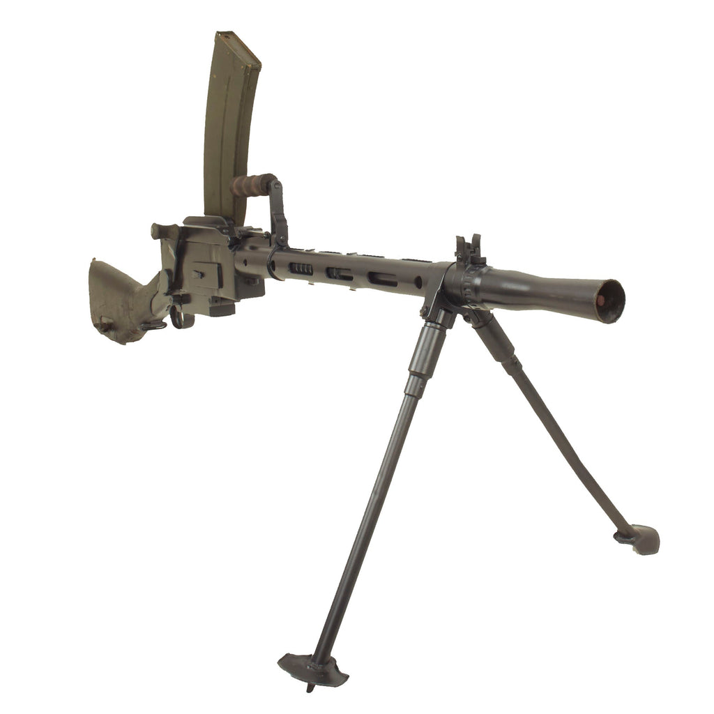 Original WWII Danish Madsen Display Light Machine Gun with Magazine ...