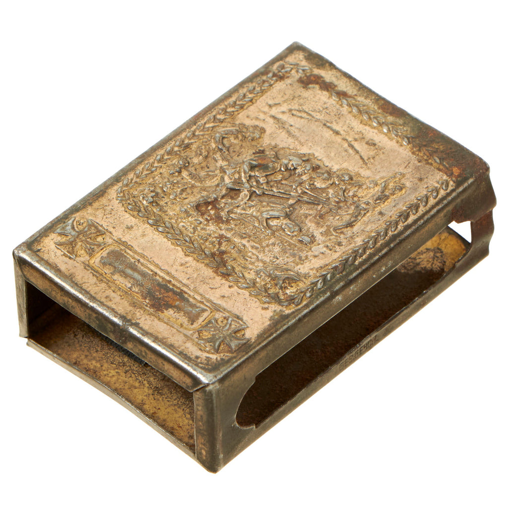 Original U.S. WWI & WWII Souvenir Trench Art Matchbox Holders & Cigare ...