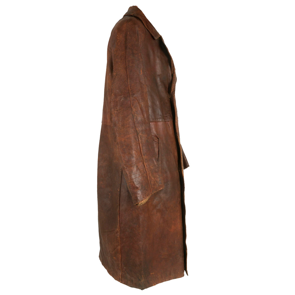 Original British WWI Era Royal Flying Corps Aviator Full Length Leathe ...
