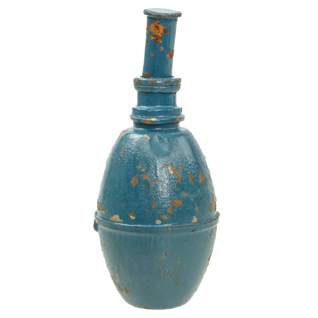 Original French WWI Model 1916 Suffocante Blue Gas Practice Grenade wi ...
