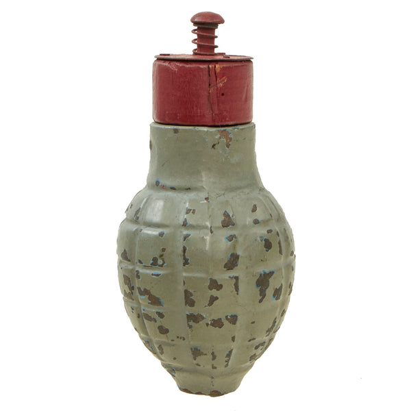 Original French WWI Foug M1916 Inert Lemon Grenade with Wood Top Plug ...