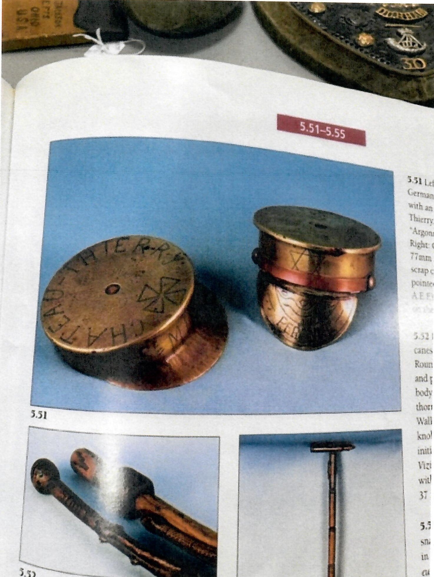 Original German WWI Trench Art Peaked Visor Cap As Featured In The Boo ...