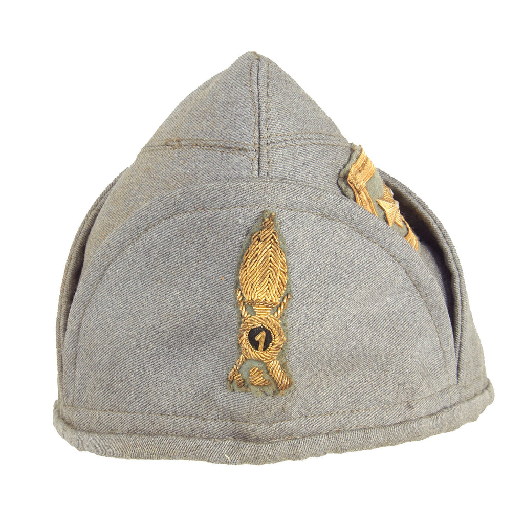 Original WWII Italian 1st Armored Regiment Colonel’s Bustina Field Cap ...