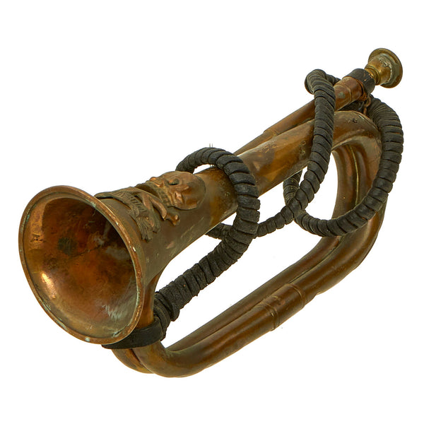 Original Imperial German WWI Era Military Bugle in Bb Bearing "Brunswi ...