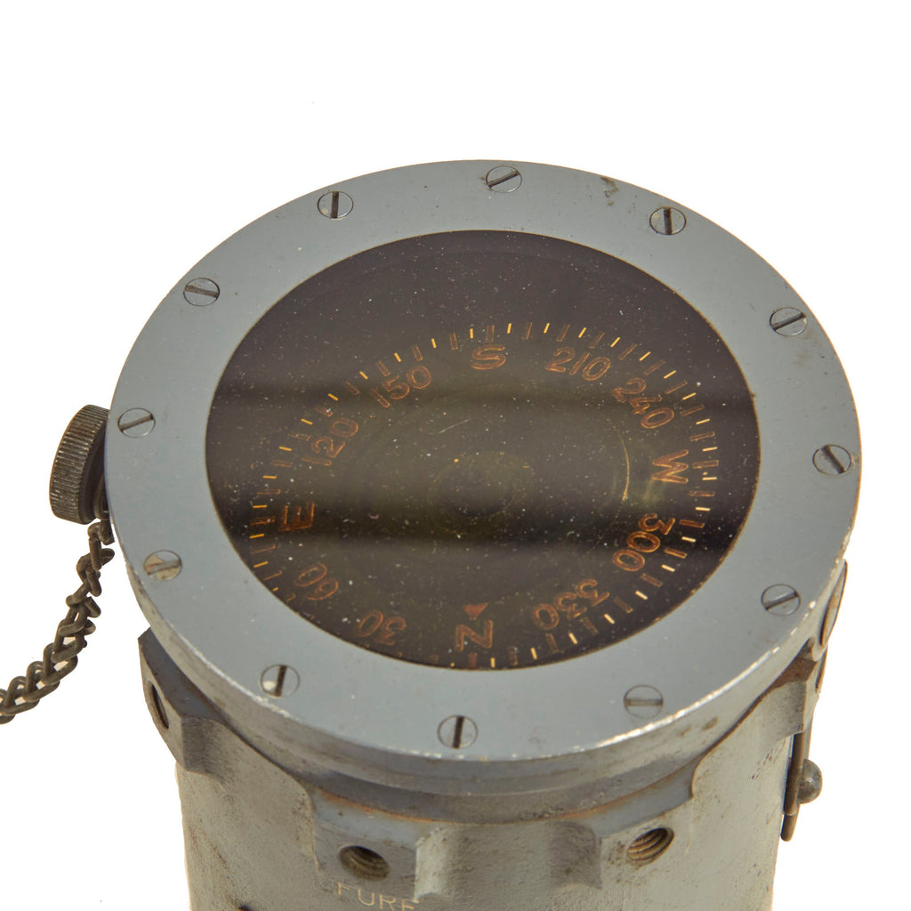 Original U.S. WWII US Navy Bureau of Ships No. 5 Compass by C.G. Conn ...