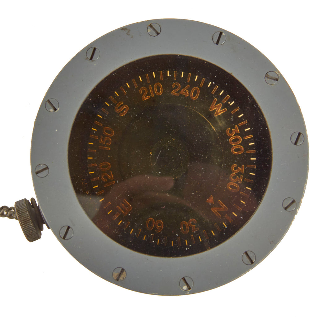 Original U.S. WWII US Navy Bureau of Ships No. 5 Compass by C.G. Conn ...