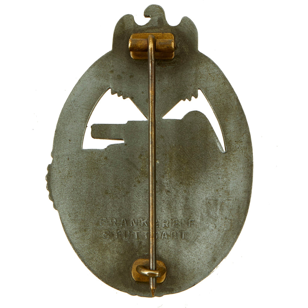 Original German WWII Bronze Grade Panzer Assault Tank Badge by Frank ...