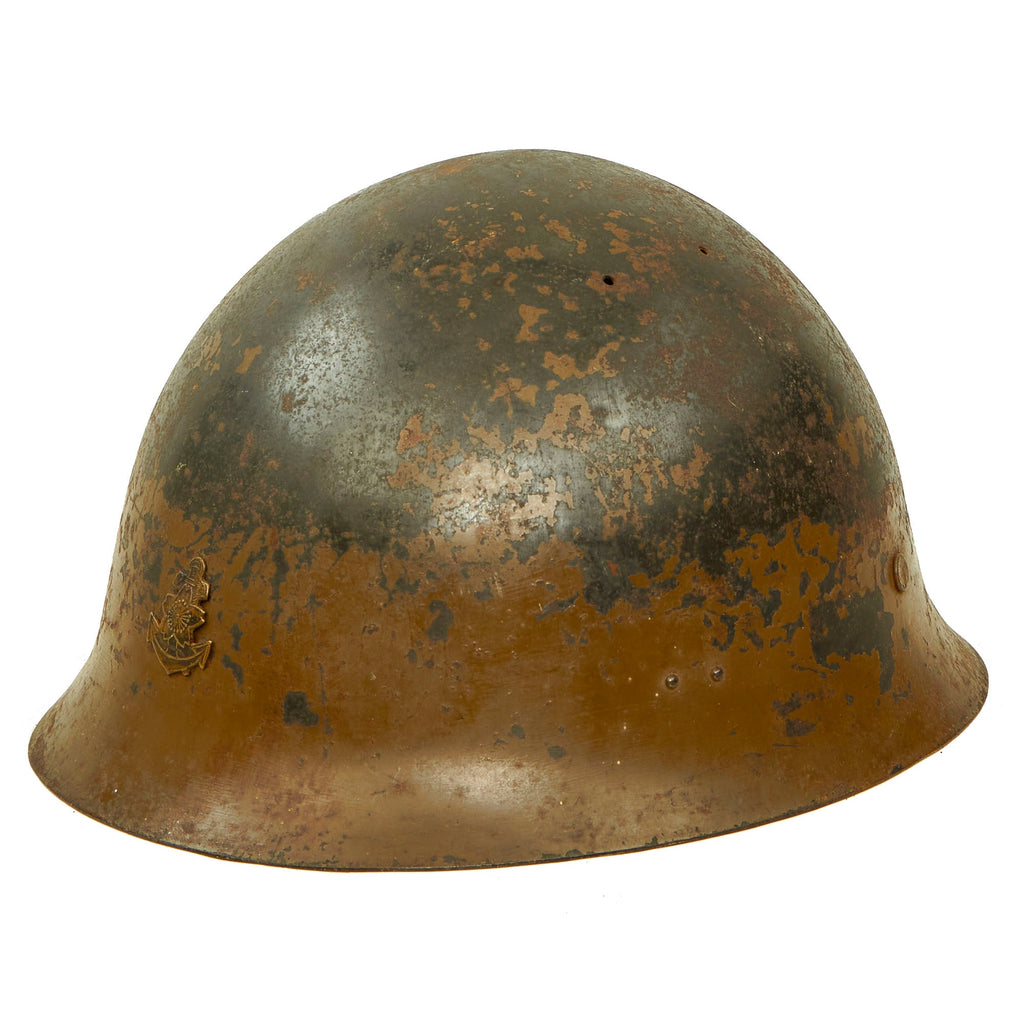 Original WWII Japanese Special Naval Landing Forces (SNLF) Tetsubo Hel ...