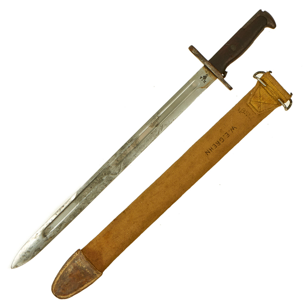 Original U.S. WWI M1905 Springfield Rifle 16" Bayonet by R.I.A. with M ...