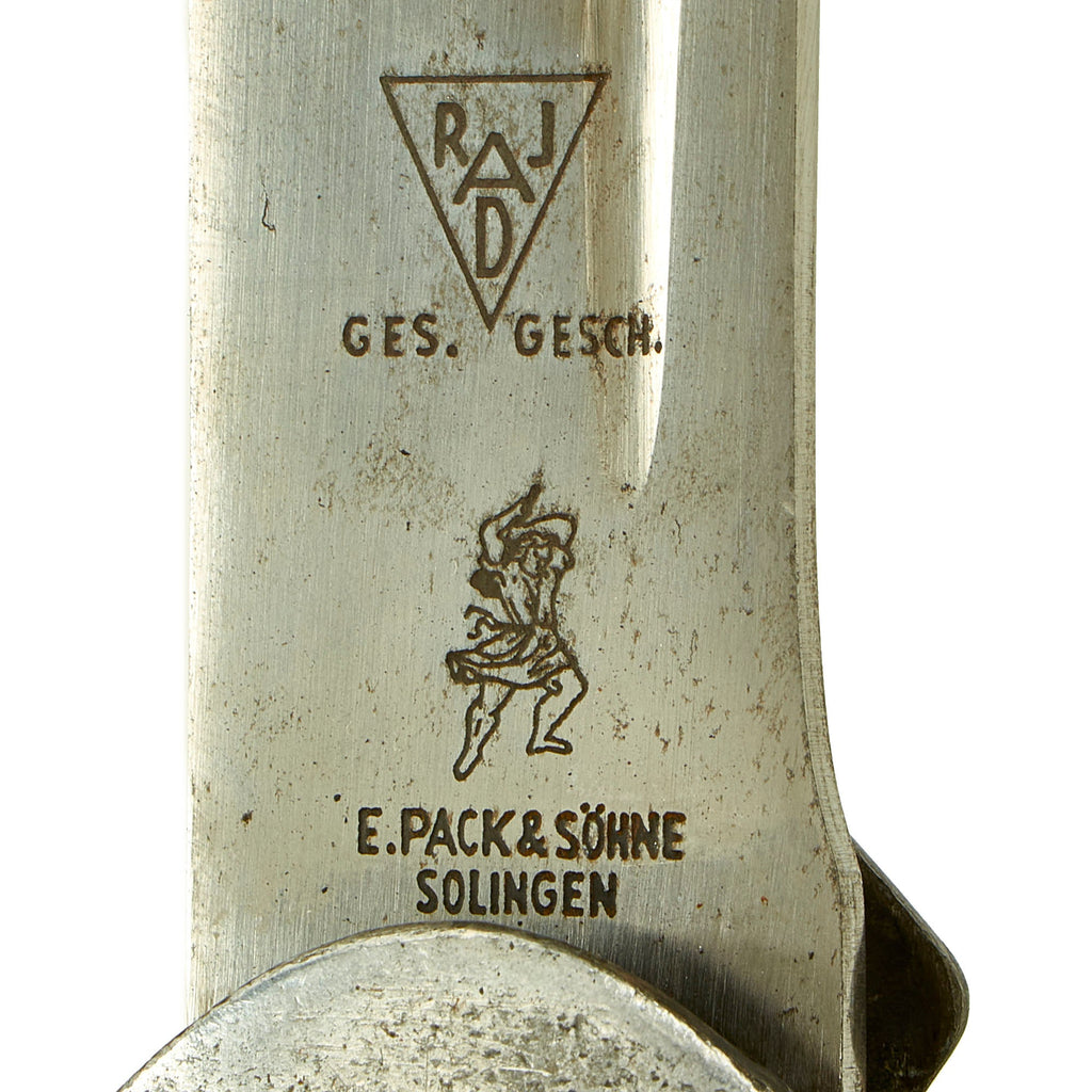 Original German WWII RAD Labor Corps Enlisted Mans Dagger by Carl ...