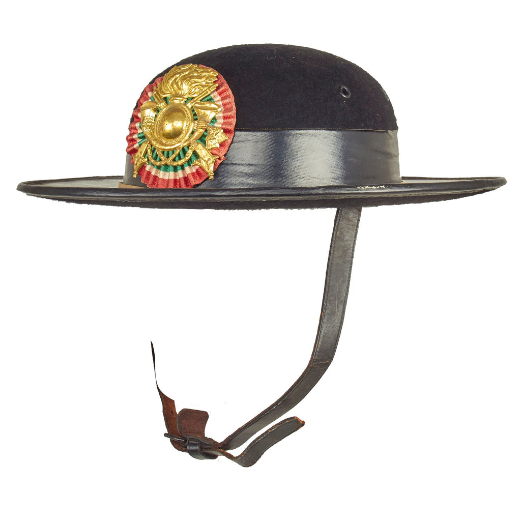 Original WWII Italian Bersaglieri Regiment Infantry Officer Dress Hat ...