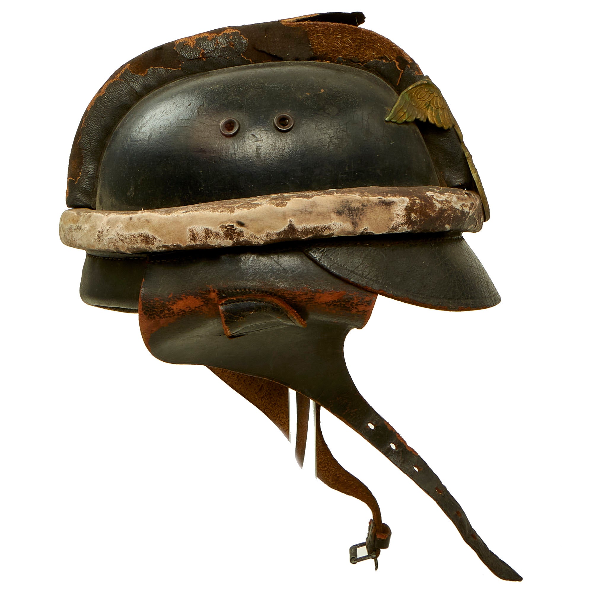 Original German WWII Service Worn 1934 dated 1st Pattern NSKK Crash He ...