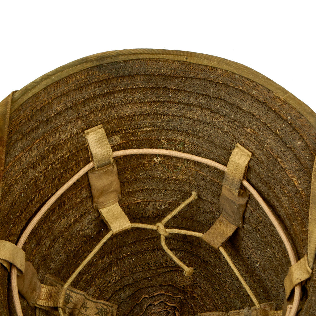 Original Japanese WWII Type 98 Beehive Pattern Officer's Sun Helmet ...