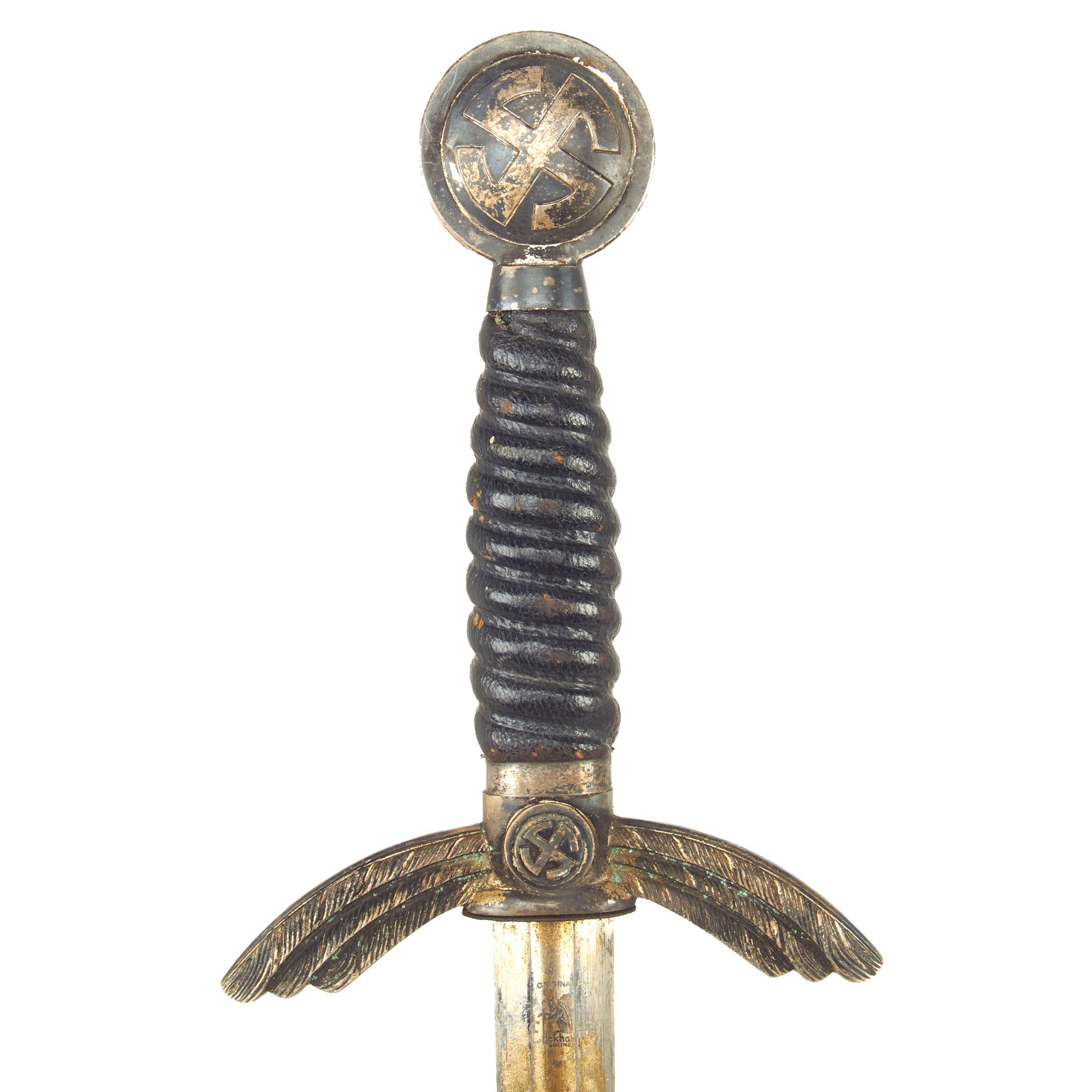 Original German WWII Early Luftwaffe Officer Sword by Carl Eickhorn wi ...