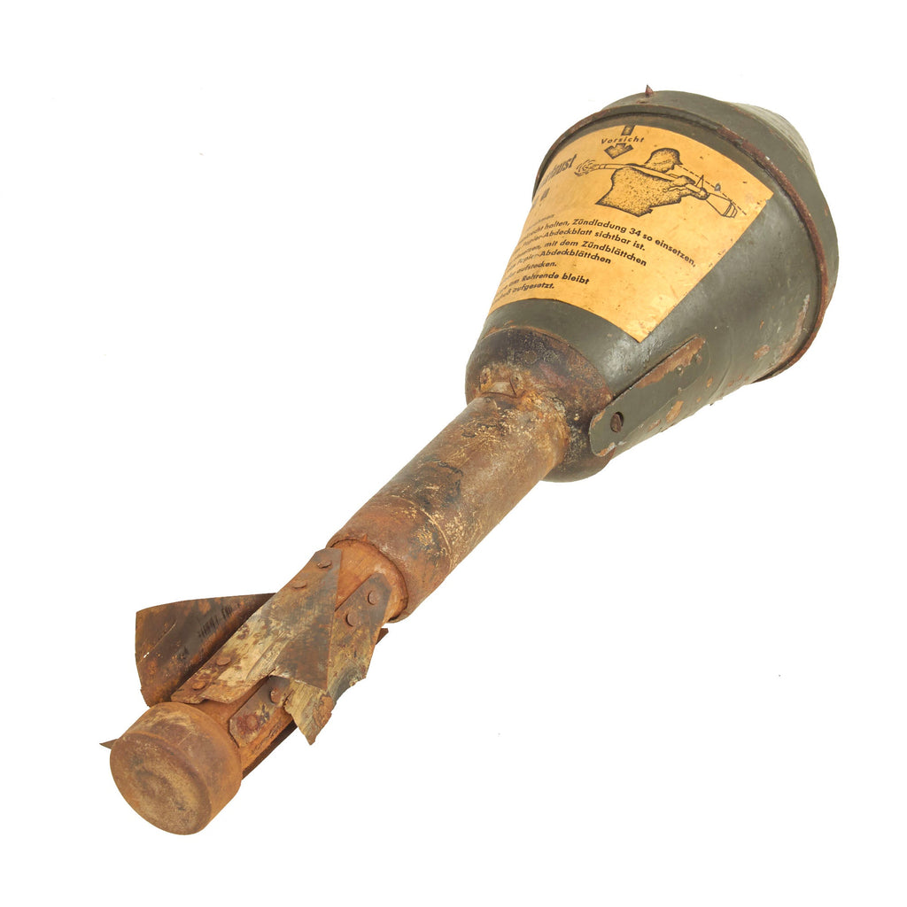 Original German WWII Panzerfaust 60m Inert Anti-Tank Rocket and Launch ...