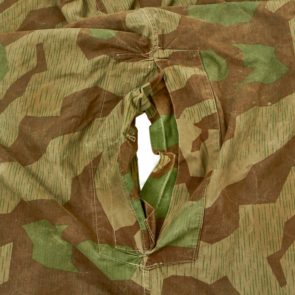 Original German WWII Zeltbahn Tent Quarter & Poncho in Splinter Patter ...