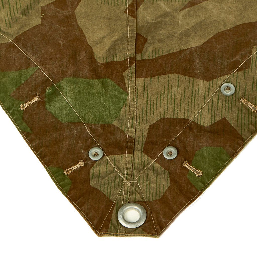 Original German WWII Zeltbahn Tent Quarter & Poncho in Splinter Patter ...