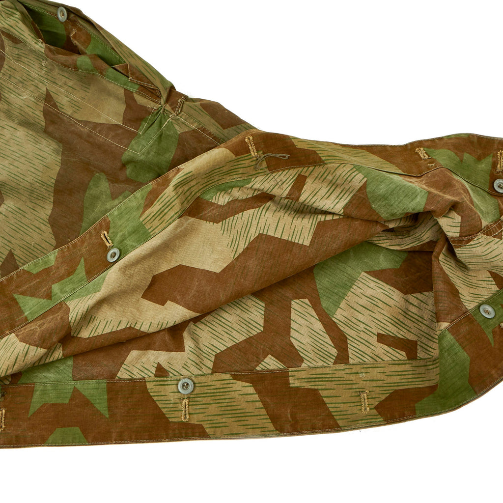 Original German WWII Zeltbahn Tent Quarter & Poncho in Splinter Patter ...