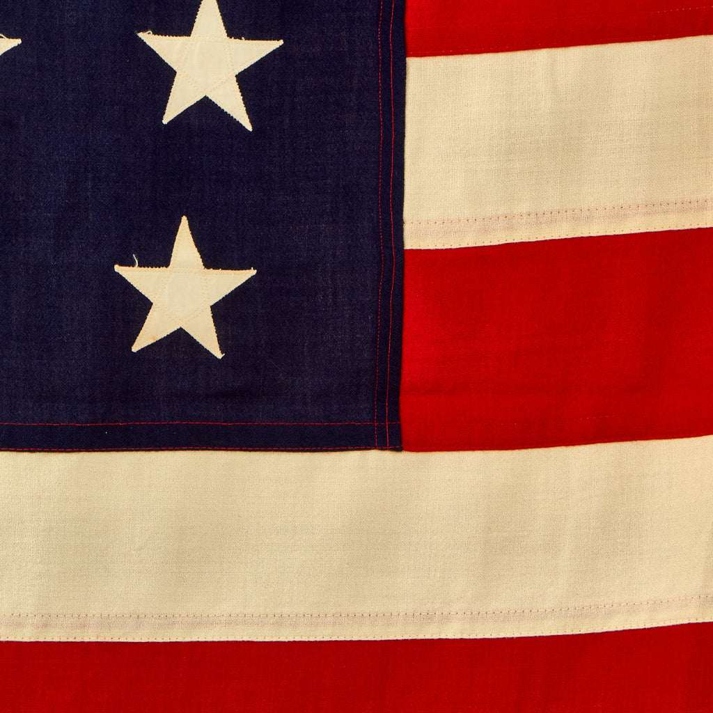 Original U.S. WWII 48 Star Naval Ensign No. 7 American Flag by Mare Is ...