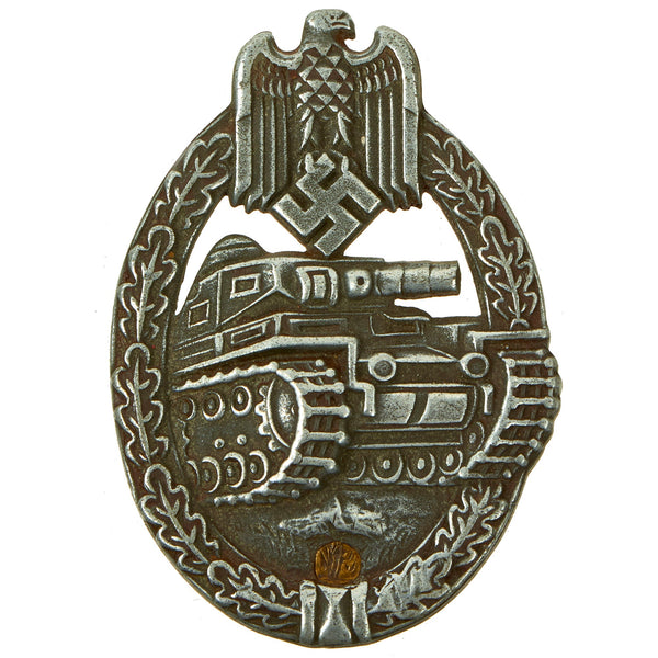 Original German WWII Silver Grade Panzer Assault Tank Badge by E. Ferd ...
