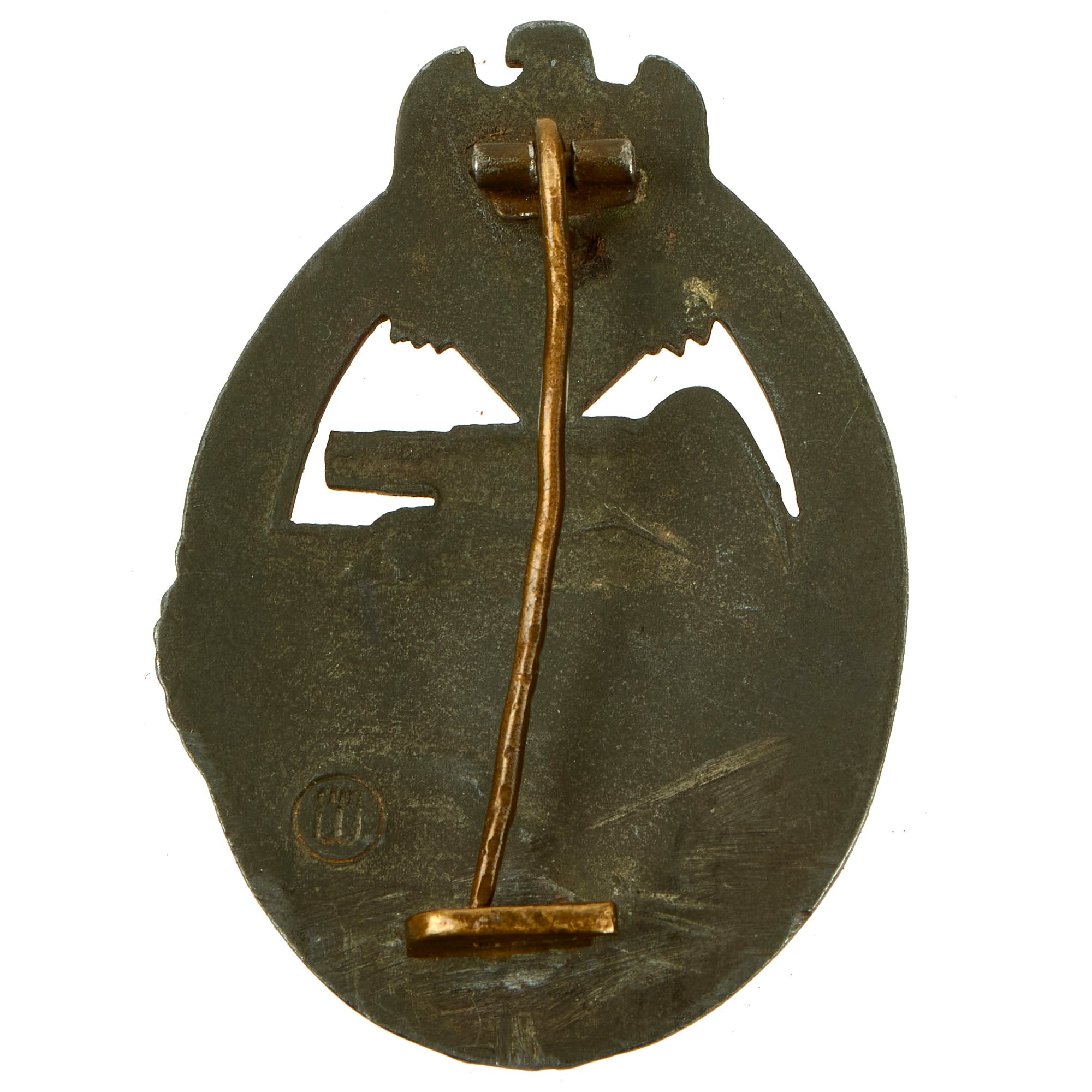 Original German WWII Silver Grade Panzer Assault Tank Badge by E. Ferd ...