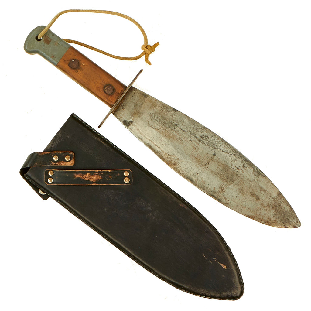 Original British WWII OSS Smatchet Heavy Fighting Knife with Scabbard ...