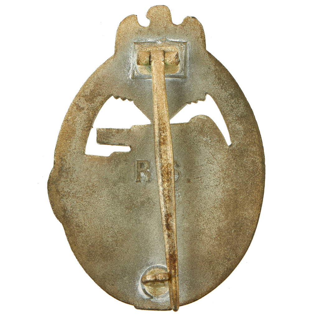 Original German WWII Silver Grade Panzer Assault Tank Badge by Rudolf ...