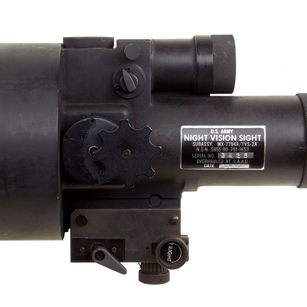 Original U.S. Army Vietnam Era AN/TVS-2A Starlight Night Vision Scope ...