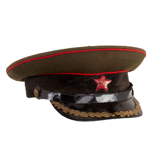 Original Cold War Soviet Tank Corps Officer Service Parade M35 Visor C ...