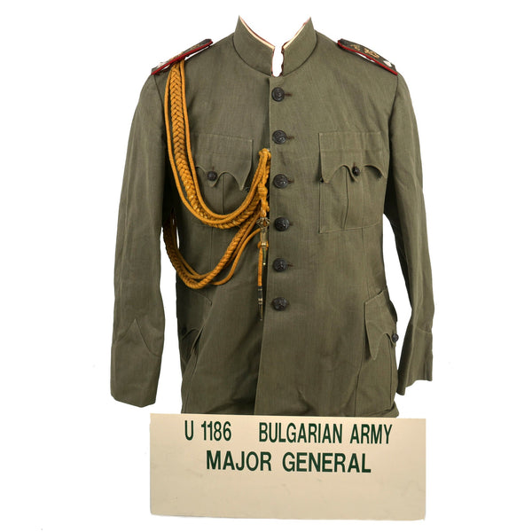Original Bulgarian WWII Era Infantry Major-General Service Uniform Jac ...