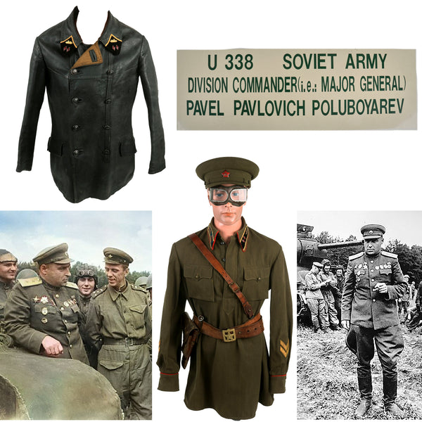 Original Soviet WWII Red Army General Poluboyarov Pavel Pavlovich, Com ...