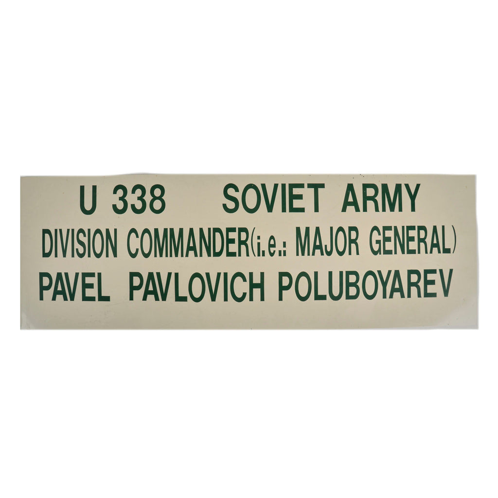 Original Soviet WWII Red Army General Poluboyarov Pavel Pavlovich, Com ...