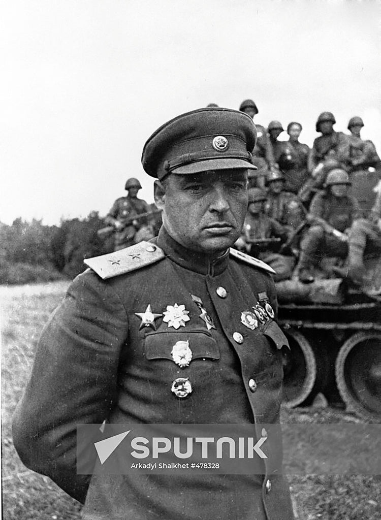 Original Soviet WWII Red Army General Poluboyarov Pavel Pavlovich, Com ...
