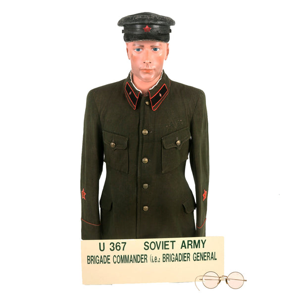 Original Soviet WWII Armored Brigade Commander M-1935 Uniform with Tan ...