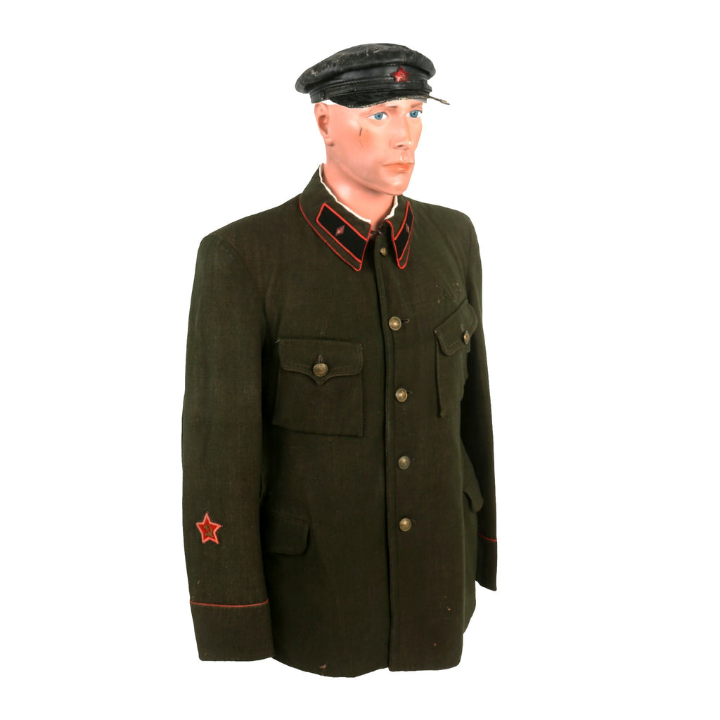 Original Soviet WWII Armored Brigade Commander M-1935 Uniform with Tan ...
