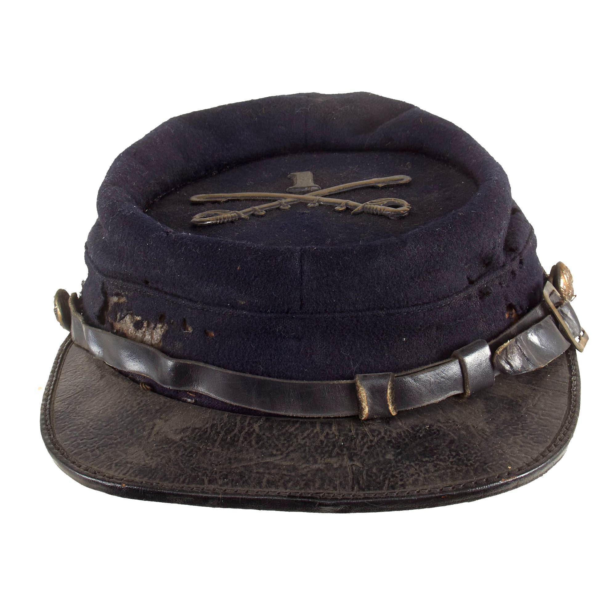 Original Early Indian Wars Model 1872 U.S. Army Kepi by Ridabock with – International Military ...