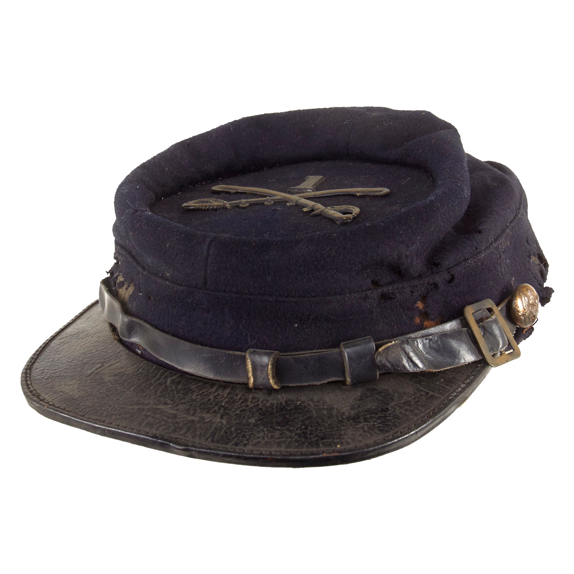 Original Early Indian Wars Model 1872 U.S. Army Kepi by Ridabock with – International Military ...