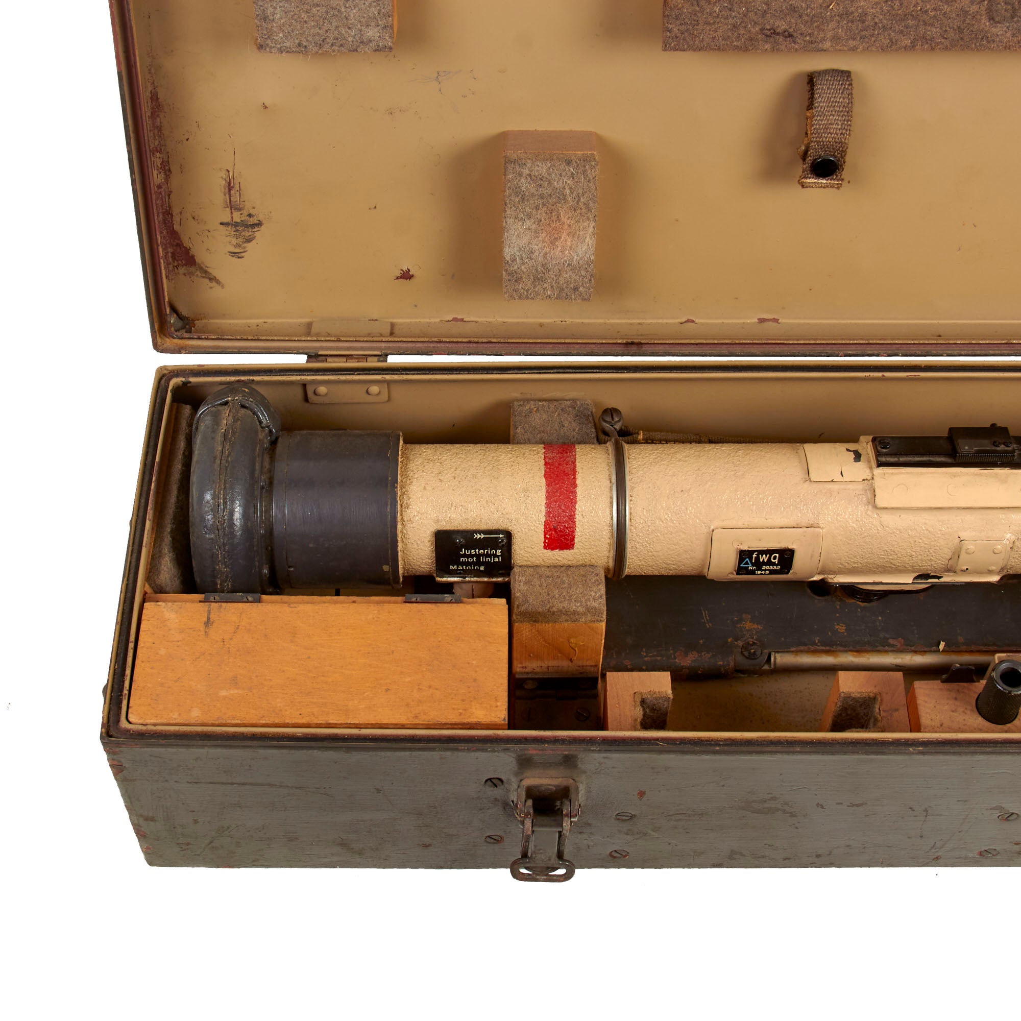 Original German WWII 1943 Dated Swedish M/43 6× Em 1m R36 Stereoscopic ...