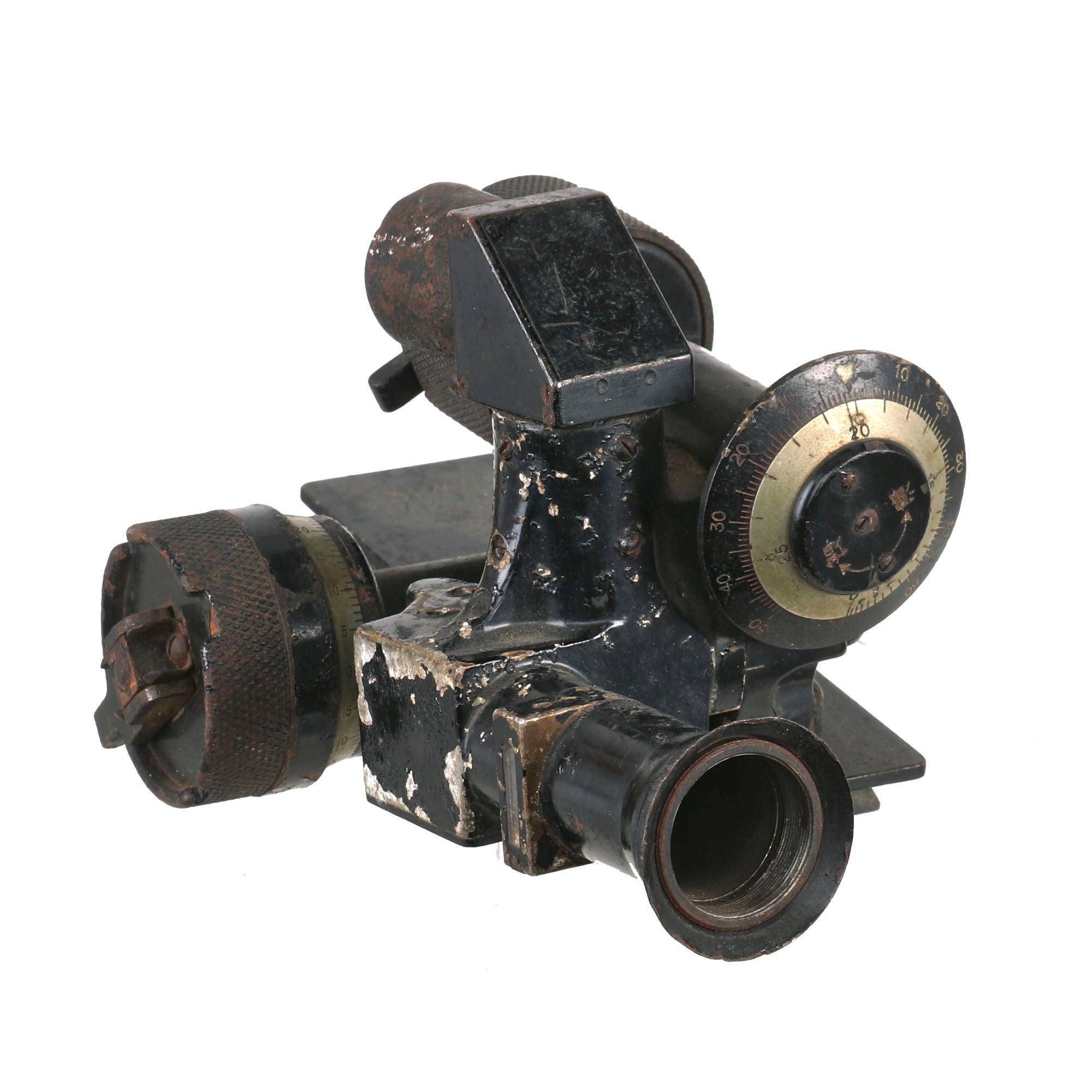 Original Imperial Japanese WWII 4x Telescopic Sight For Type 92 Heavy ...