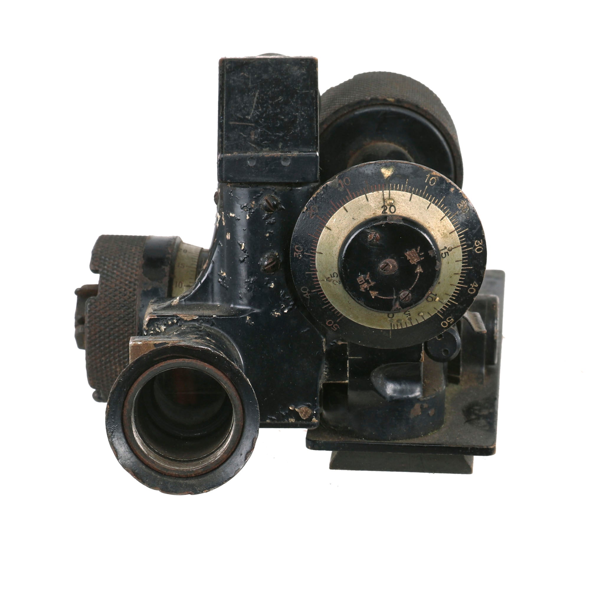 Original Imperial Japanese WWII 4x Telescopic Sight For Type 92 Heavy ...