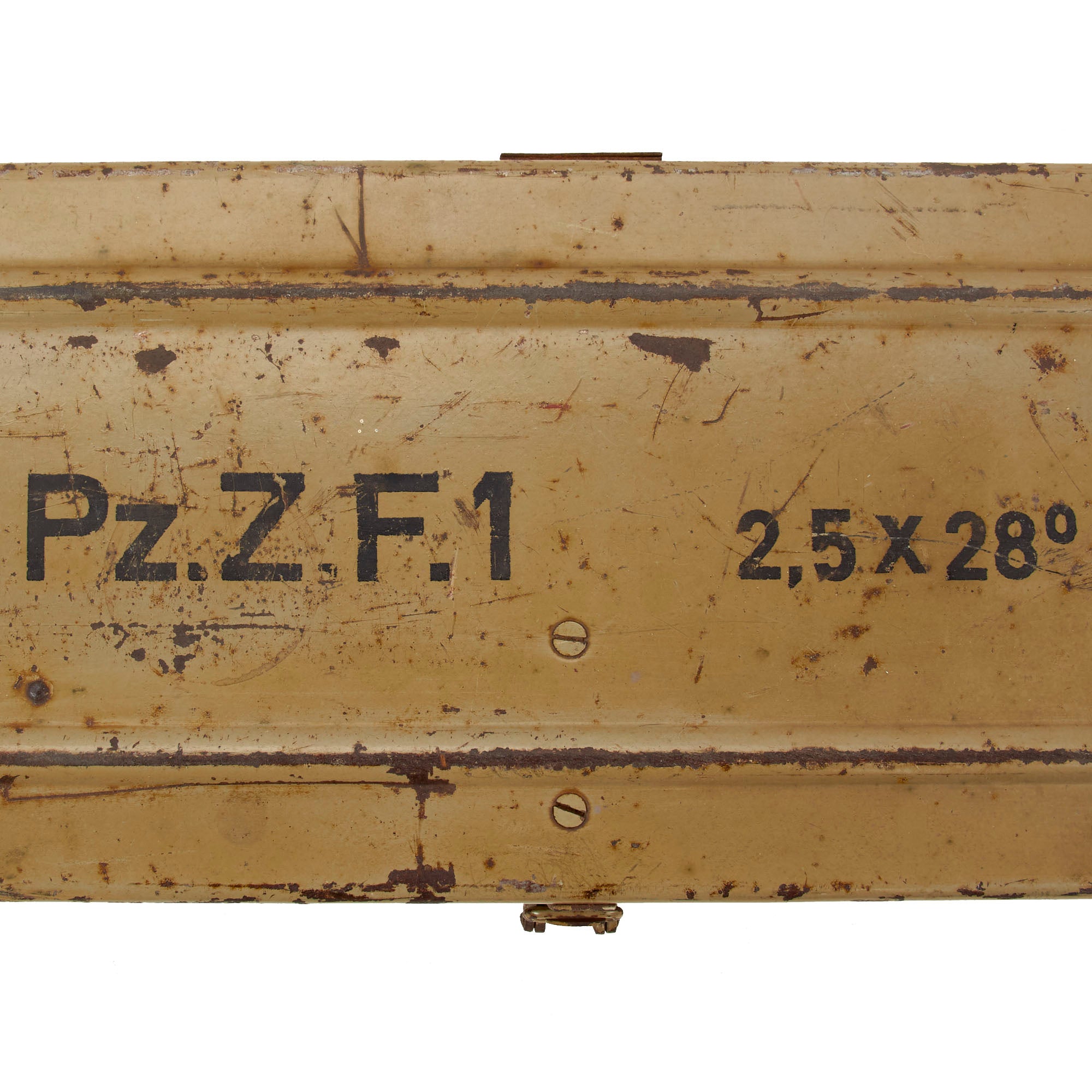Original German WWII Panzer Zielfernrohr 1 Pz.Z.F.1 2.5x28° Panzer Tan ...