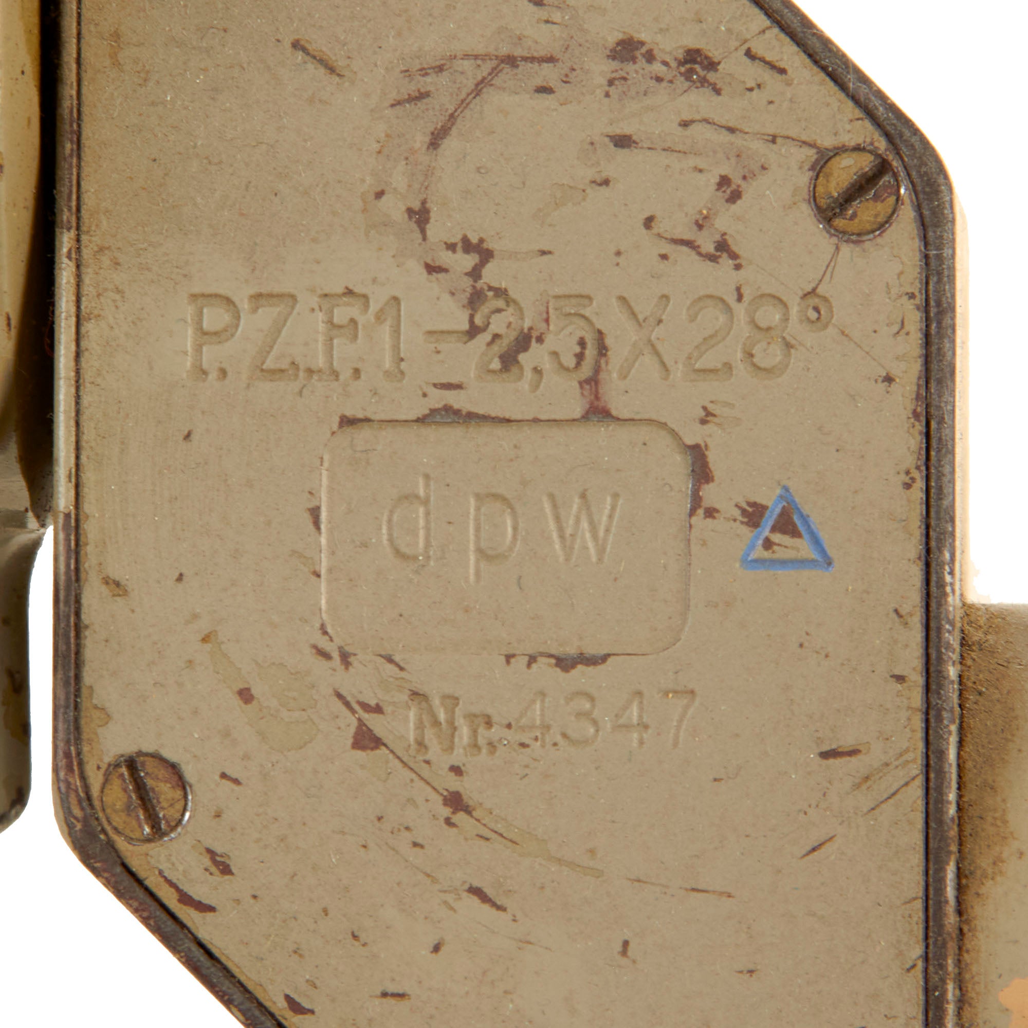 Original German WWII Panzer Zielfernrohr 1 Pz.Z.F.1 2.5x28° Panzer Tan ...