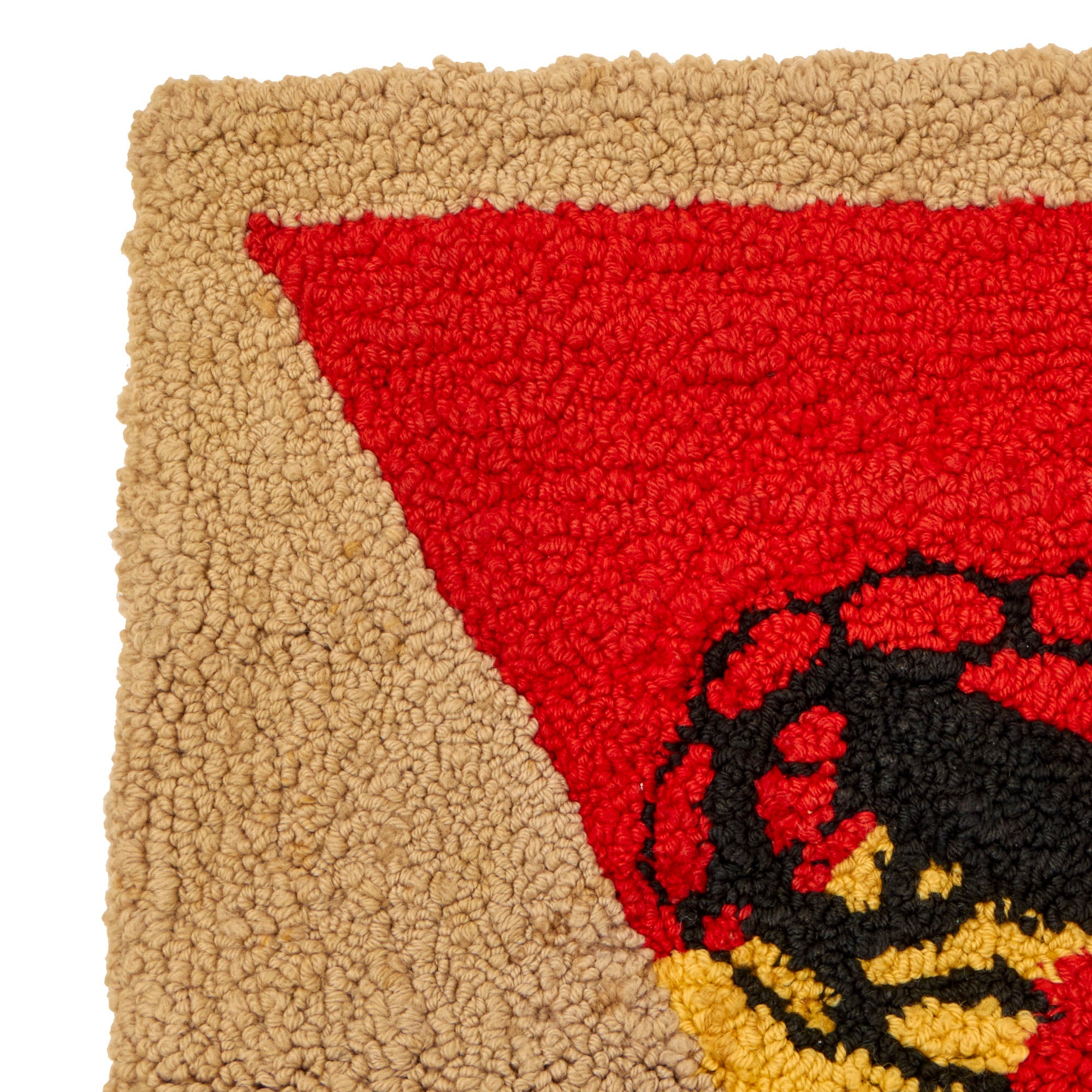 Original U.S. WWII US Army 7th Armored Division Hooked Rug - Formerly ...