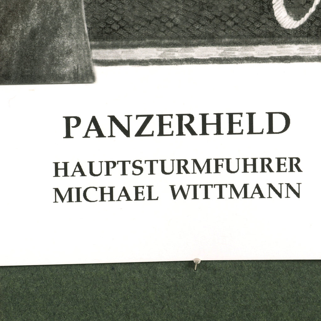 Original Signed Artist Proof of "Panzerheld" by Jody Harmon showing Ge ...