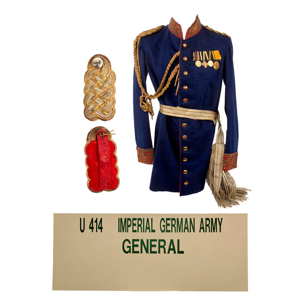 Original Imperial German Pre-WWI Prussian Major General Uniform With M ...