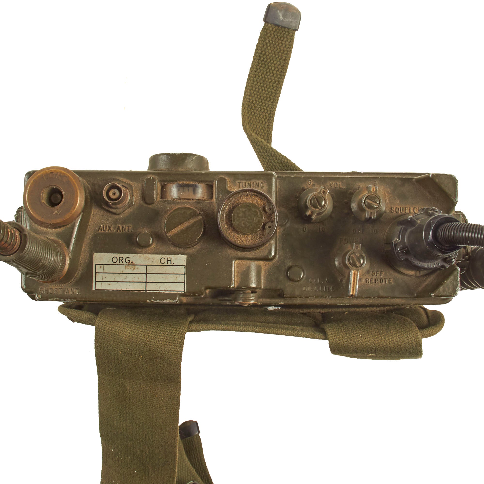 Original U.S. Korean & Vietnam War Era RT-176 AN/PRC-10 Backpack Radio ...