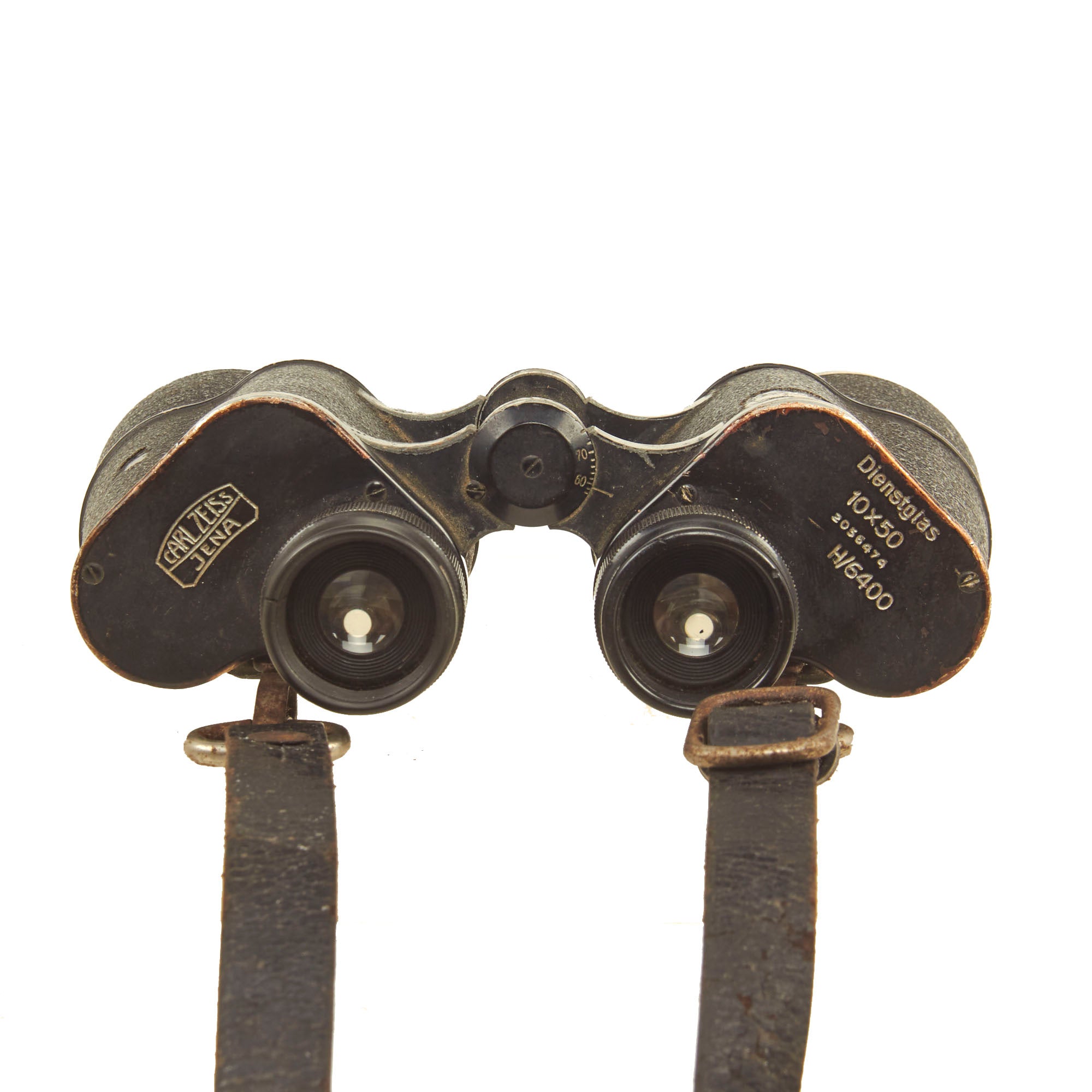 Original German WWII Carl Zeiss Jena 10x50 Dienstglas Binoculars ...
