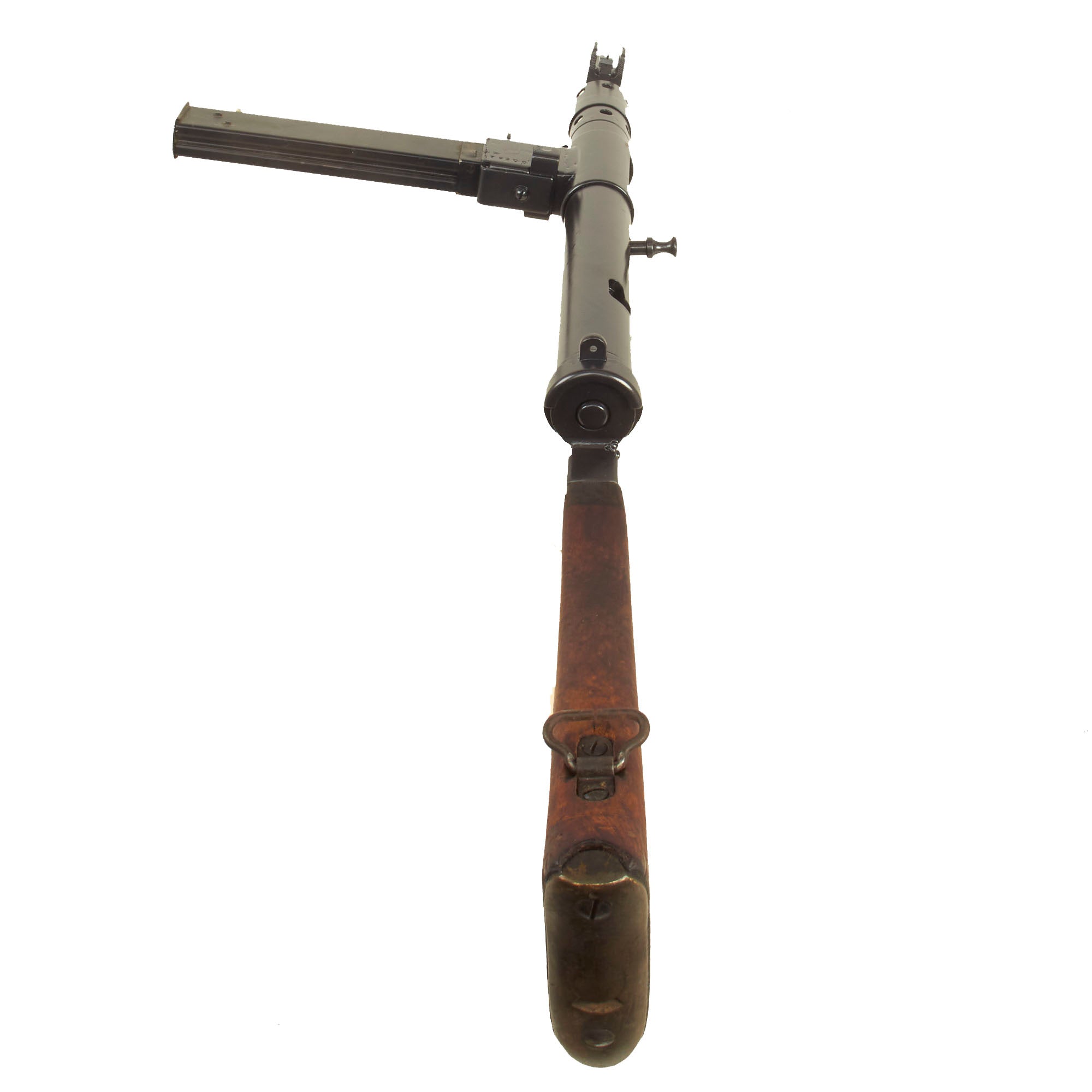 Original British WWII Sten Mk V Display Submachine Gun Serial 78300 wi ...